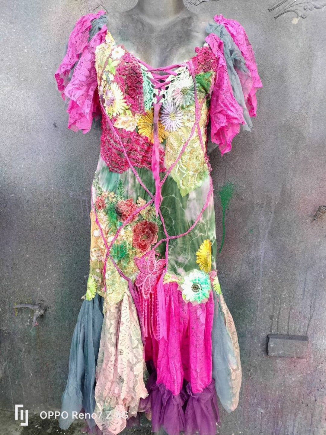 Bohemian Gypsy Gothic Garden Lace Prom Tattered Shabby Top Wildskin ...