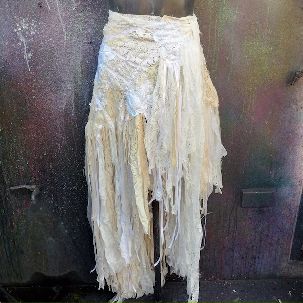 Tattered Skirt - Etsy
