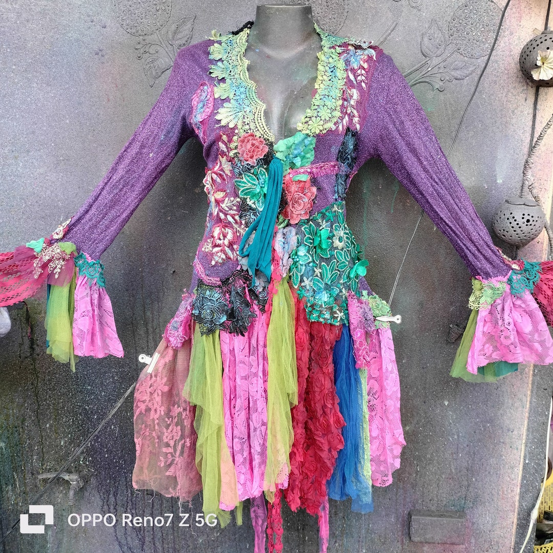 Bohemian Duster Gypsy Hippy Vintage Gothic Boho Wildskin Romantic ...