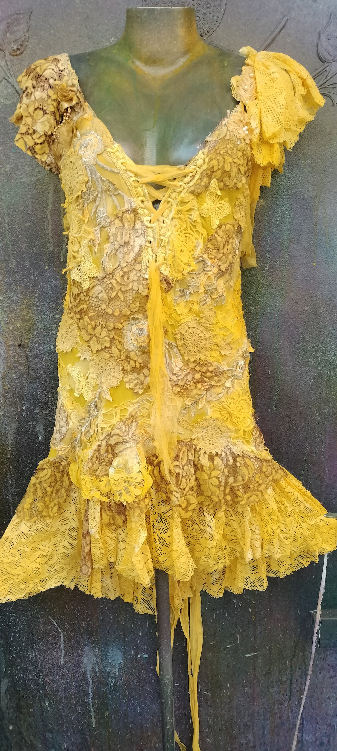 Gypsy Boho Garden Beach Wedding Prom Top Slip Forest Bridal Mermaid ...