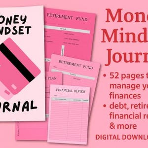 Pink Money Mindset Journal | 52-page Digital Finance & Budget Planner ...