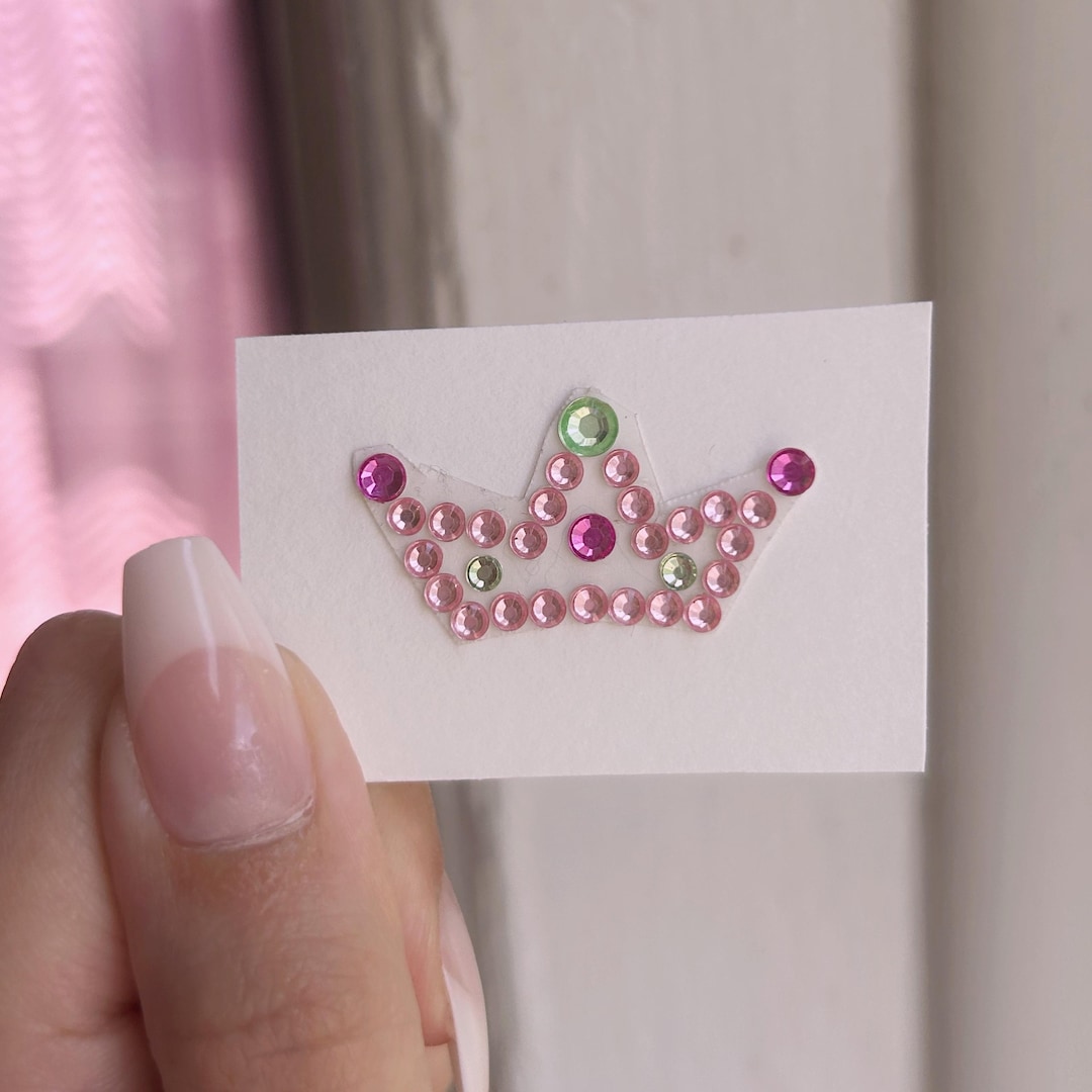 TIARA | BODY ROX Rhinestone Body Decals - Etsy
