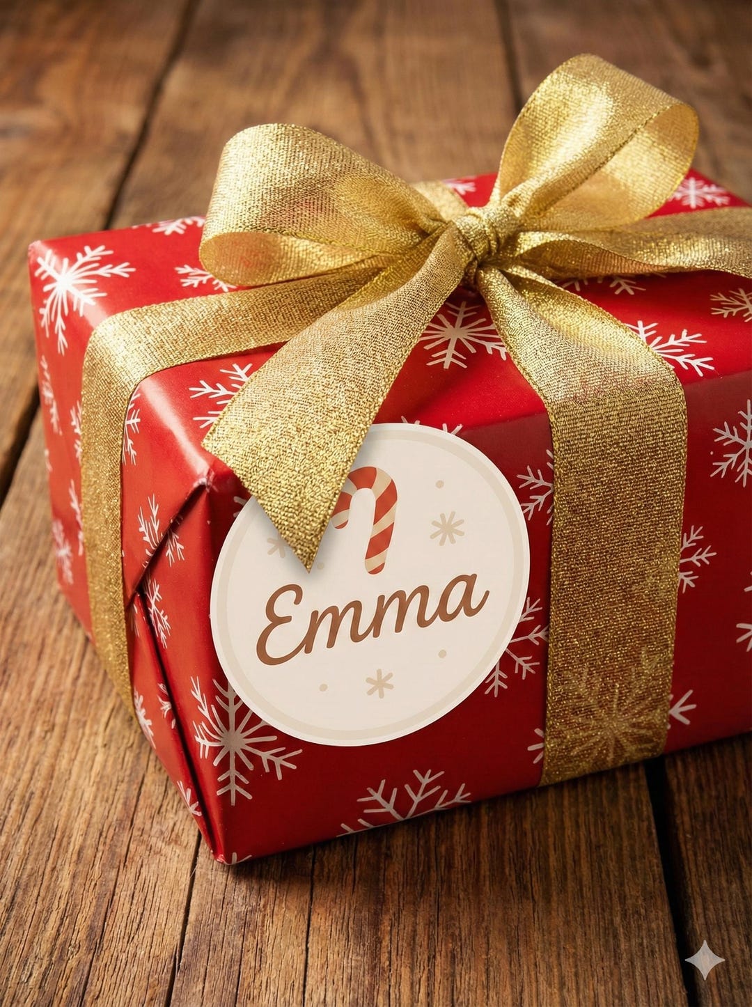 Personalized Christmas Stickers, Name Gift Stickers, Shiny or ...