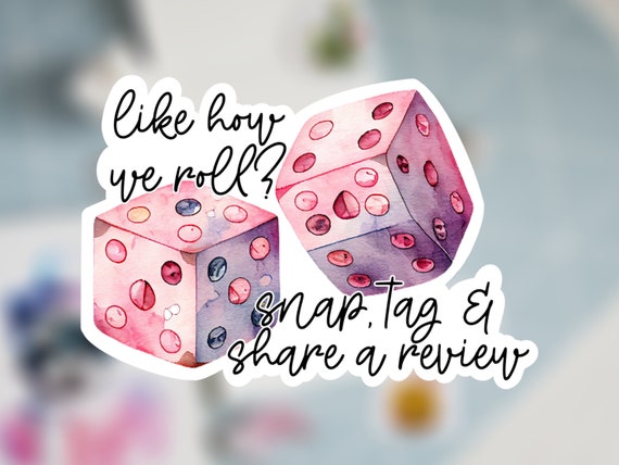 Like how we roll? leave a review sticker, Thank you sticker, Shipping ...