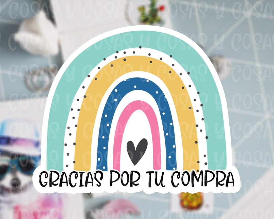 Gracias por tu compra Sticker/Pegatina - Etsy México