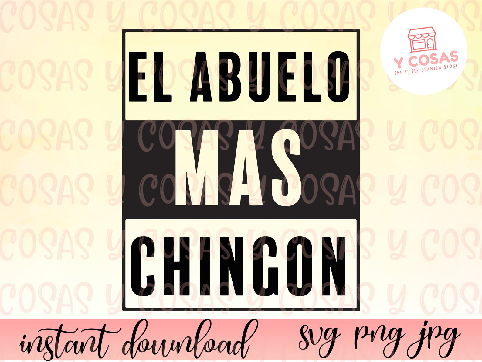 El Abuelo Mas Chingon SVG - Etsy