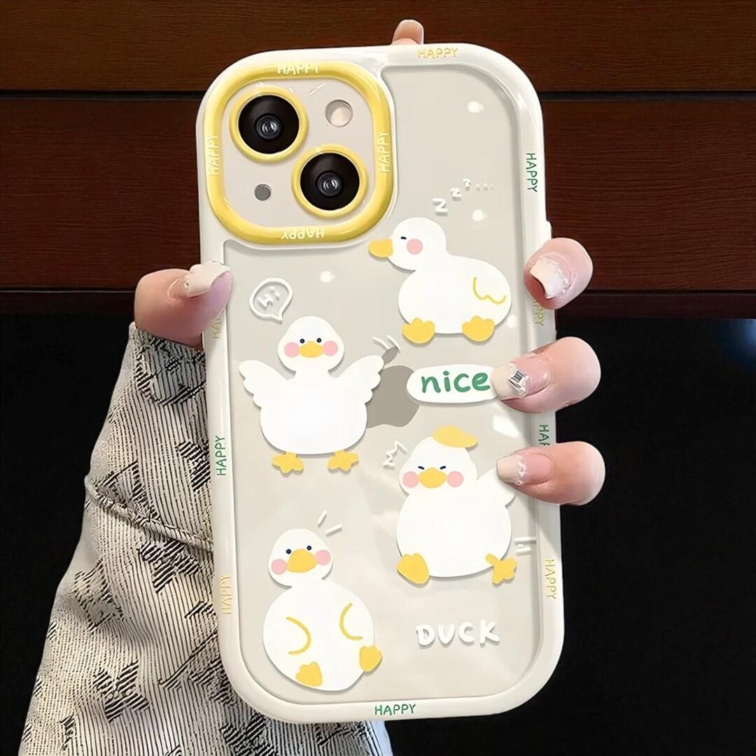 Cartoon Cat iPhone Case: Soft Silicone Protective Cover - Etsy