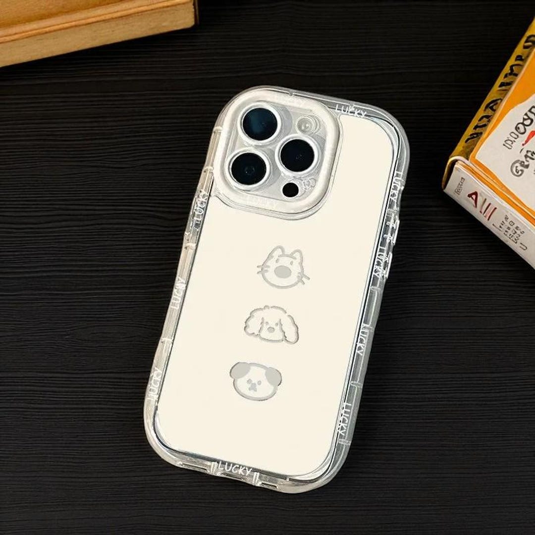Cartoon Cat iPhone Case: Playful Silicone Cover, iPhone 11-16 Pro Max ...
