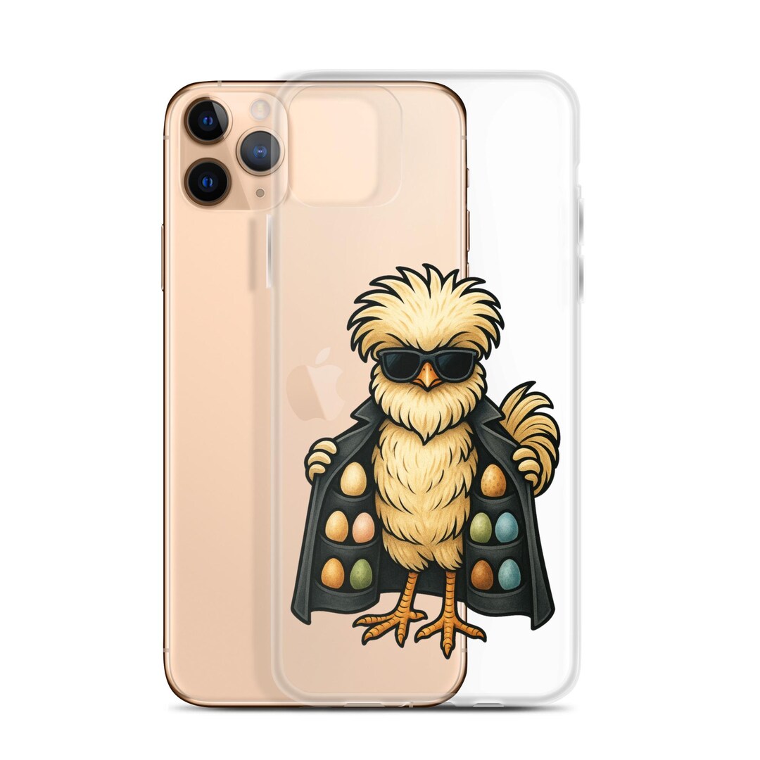 Funny Chicken iPhone Case: Silky Chicken Local Egg Dealer Phone Cover ...
