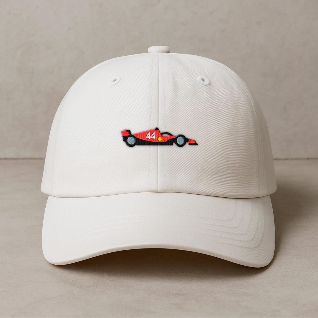 Embroidered Lewis Hamilton F1 Cap, Scuderia Ferrari Hat, Formula One ...