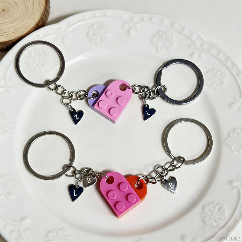 Personalized Legos Keychains - Etsy