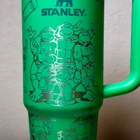 40oz Handled Ninja Turtle Tumbler - Etsy
