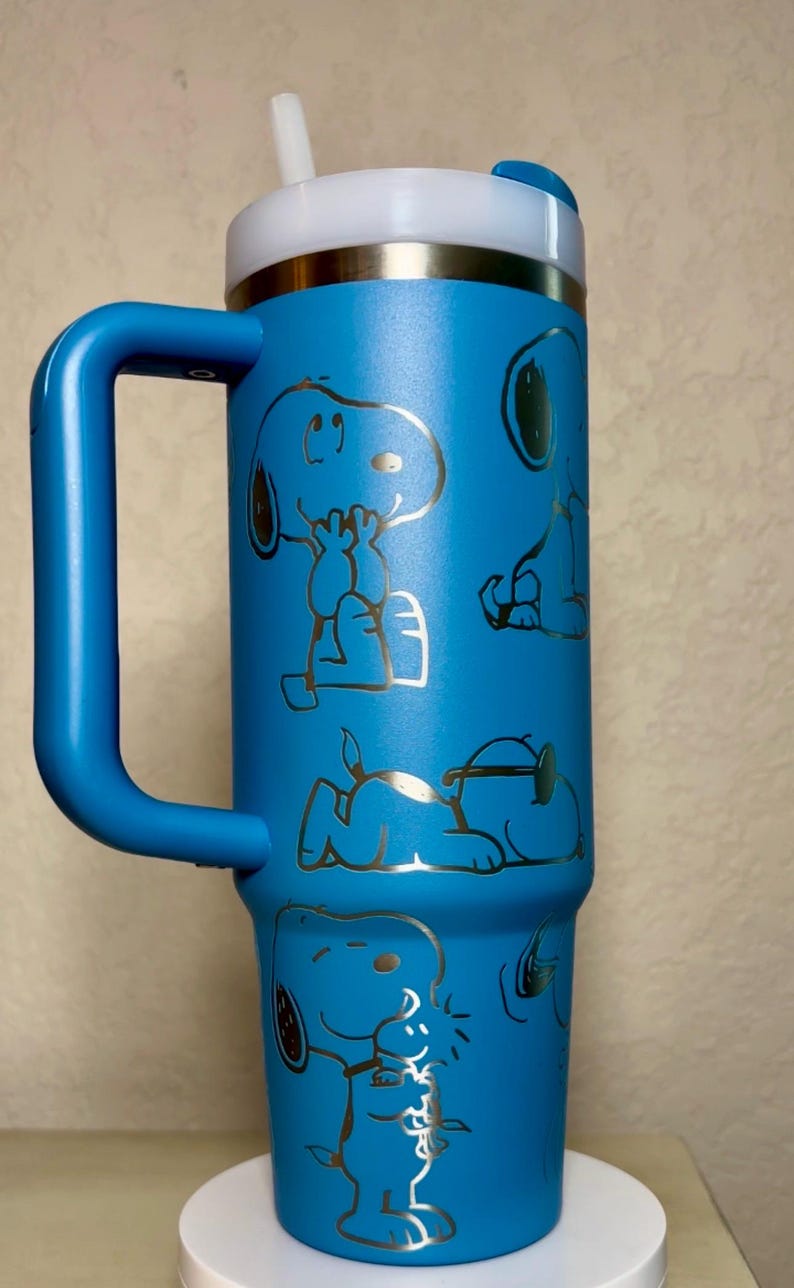 Classic Cartoon Dog Laser Engraved Stanley Tumbler – 30oz - Etsy