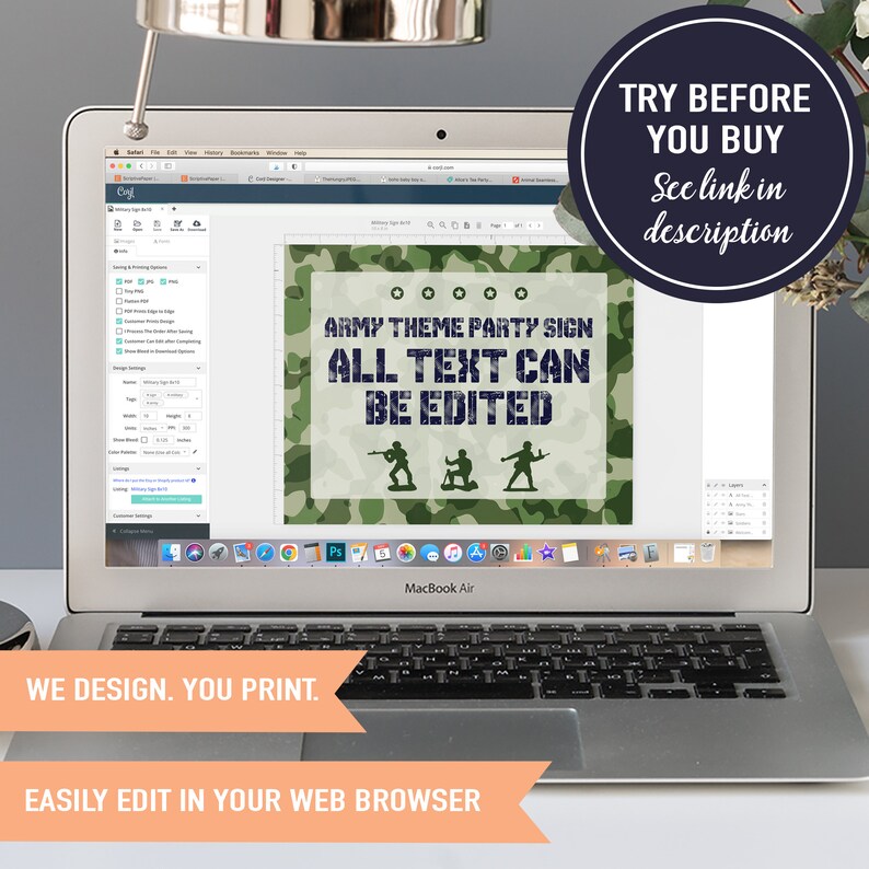 Camo Military Party Welcome Sign Welcome Soldiers Army Party - Etsy