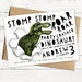 Dinosaur Party Crasher Birthday Party Invitation - T-rex Dinosaur ...