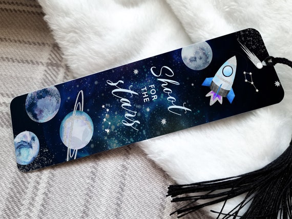 Outer Space Bookmarks Printable Planets and Solar System - Etsy