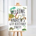 Reptile Birthday Party Welcome Sign - Snakes, Lizards, Turtles, Gecko ...