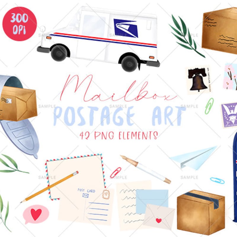 Mail Truck Svg - Etsy