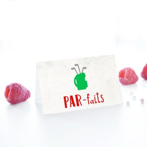 Golf Menu Cards - Golf Birthday Party Decor - Etsy