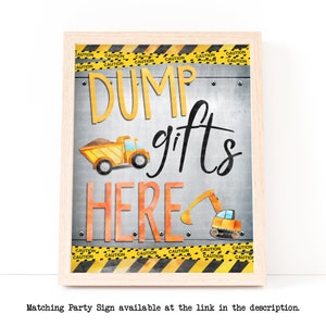 Construction Trucks Candy Bar Wrappers | Construction Theme Party Decor ...