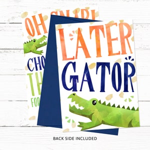 Alligator Thank You Note Cards | Alligator Birthday Party Stationery - Etsy