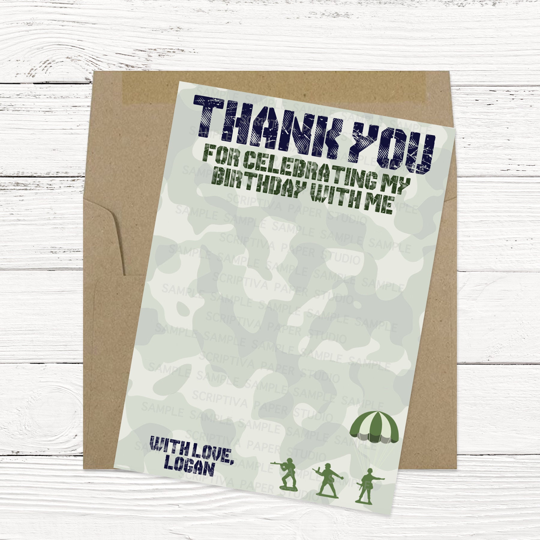 Sample Military Thank You To
