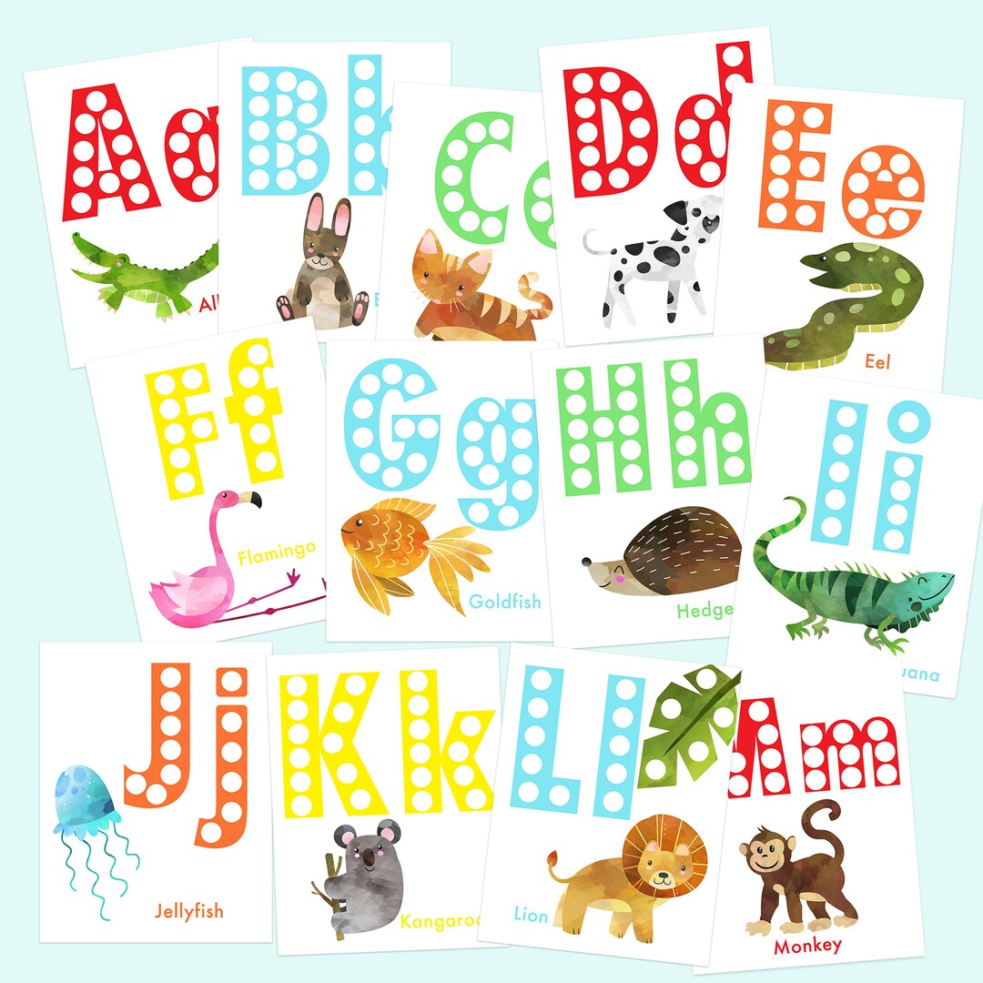 Alphabet Practice for Preschool and Kindergarten | Do A Dot Letter ...
