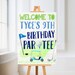 Golf Birthday Party Welcome Sign - Etsy