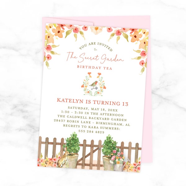 Secret Garden Theme Party - Etsy