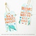 Sea Turtle Party Favor Tags - Etsy