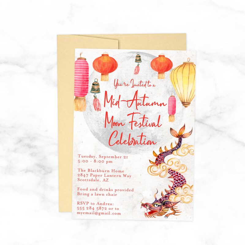 Chinese Invitation - Etsy