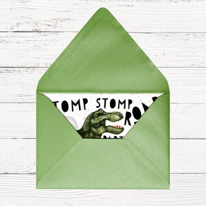 Dinosaur Party Crasher Birthday Party Invitation - T-rex Dinosaur ...
