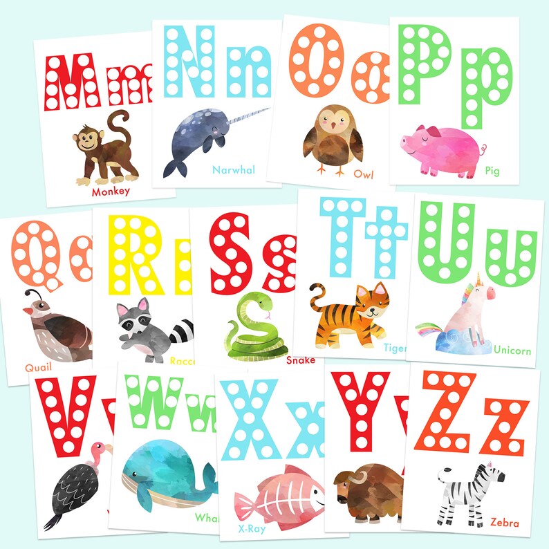 Alphabet Practice for Preschool and Kindergarten Do A Dot | Etsy