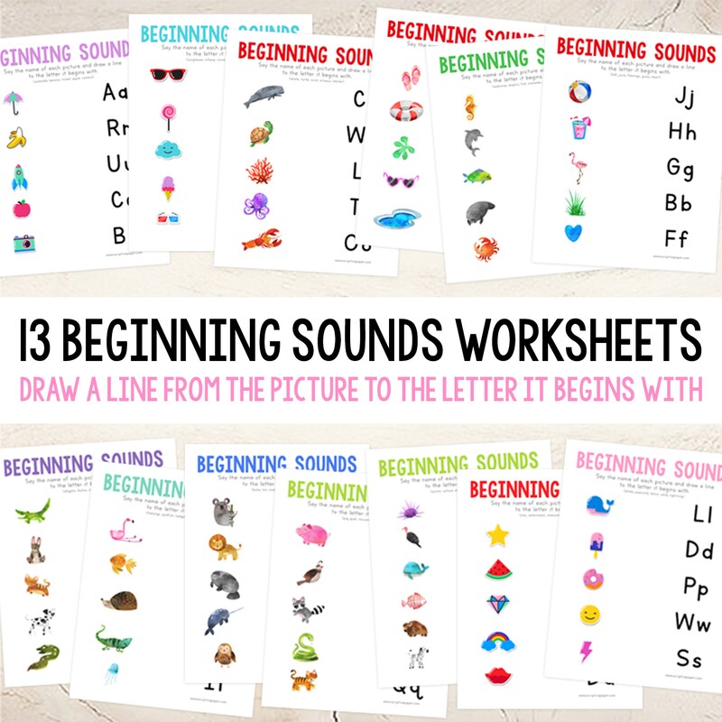 Beginning Sounds - Etsy