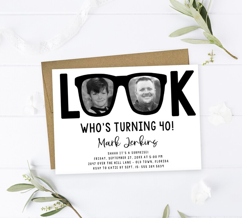 Look Who Birthday Party Invitation - Etsy