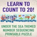 Learn to Count to 20 Under the Sea Puzzle | Preschool and Kindergarten ...