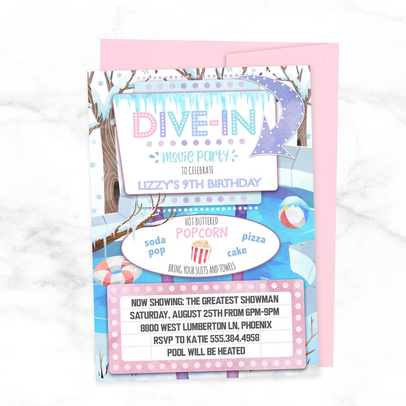 Winter Pool Party - Etsy