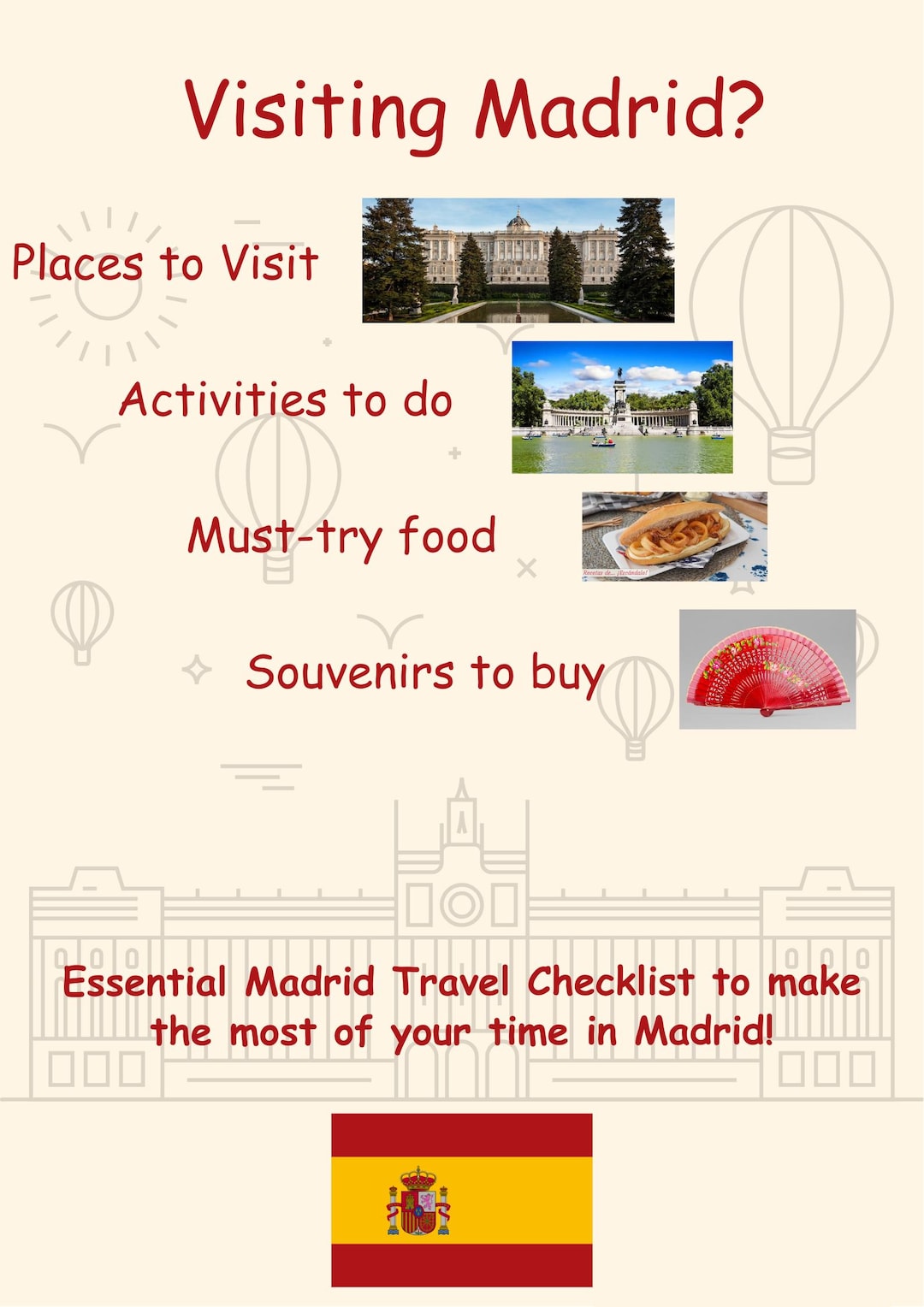 Madrid Travel Checklist – Printable PDF | Top 10 Places to Visit ...