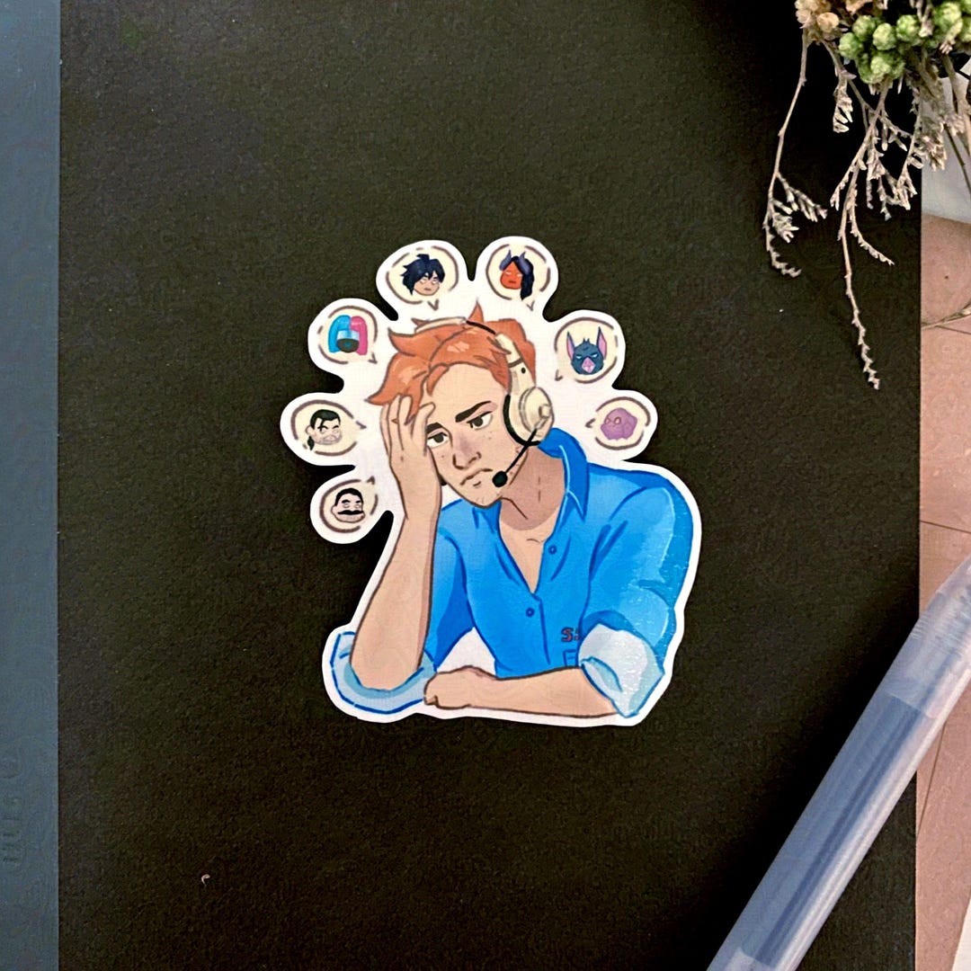 Dispatch Robert Z-team Sticker - Etsy
