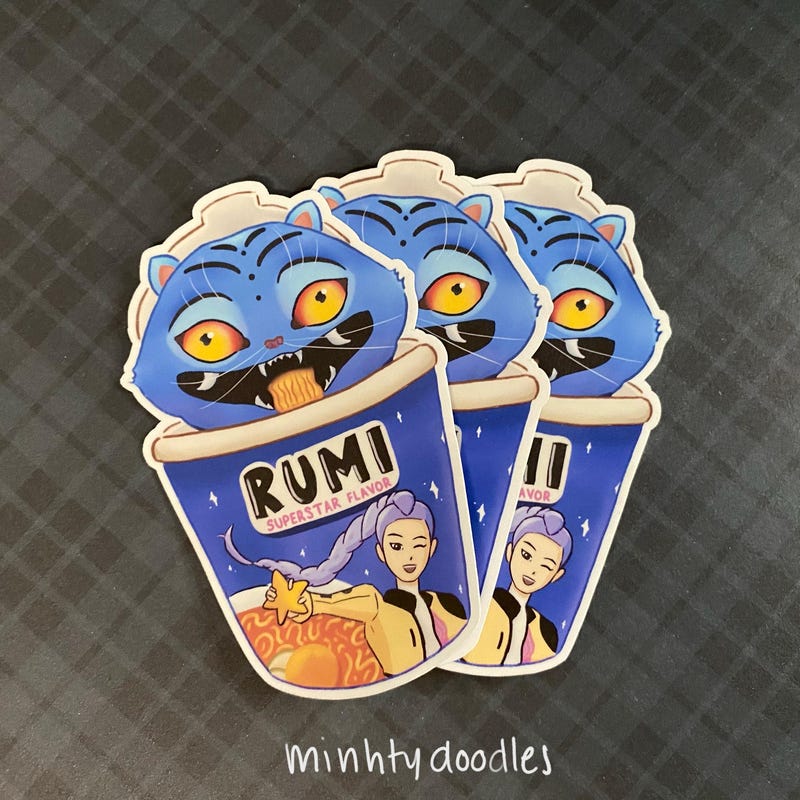 Kpop Demon Hunter Ramen Label - Etsy