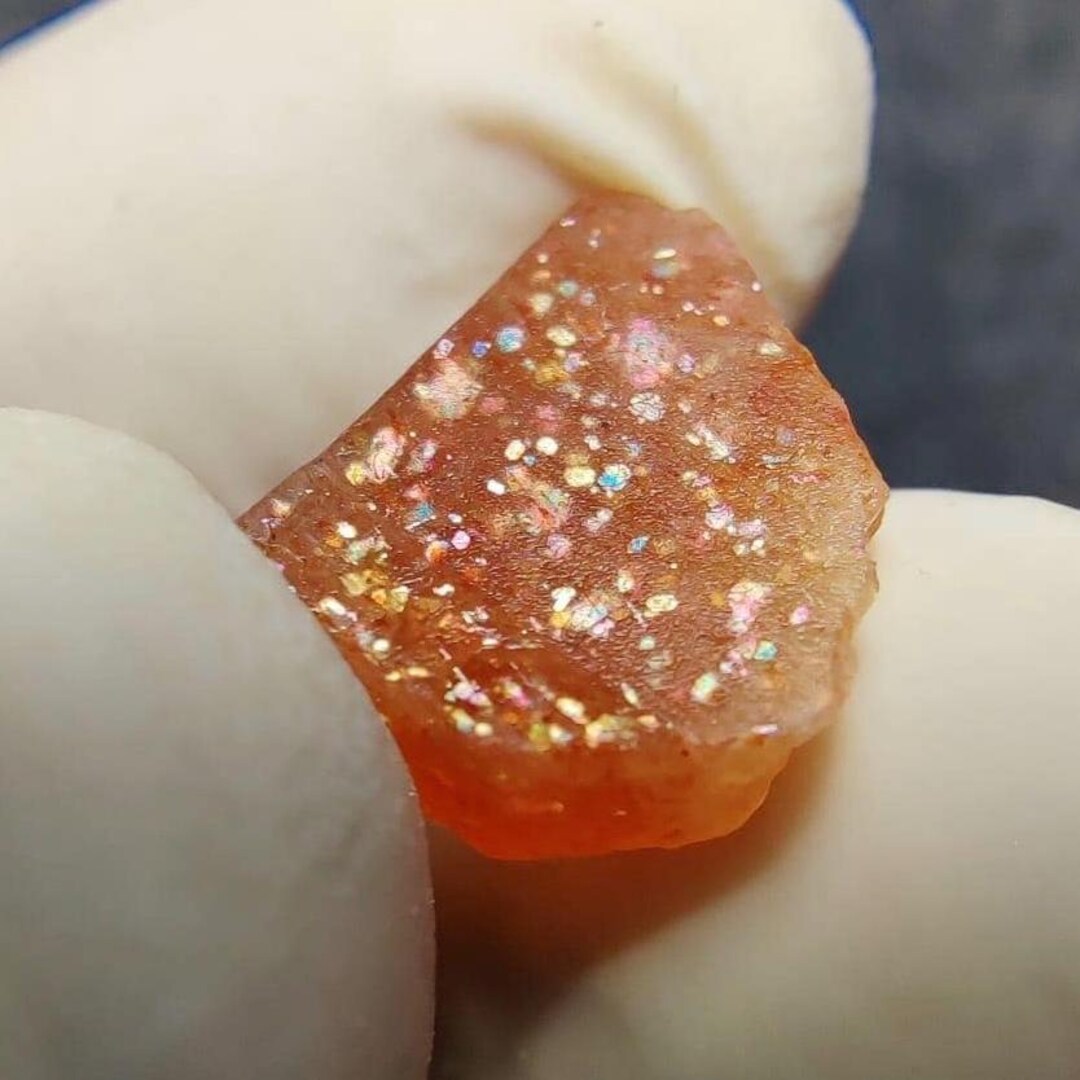 Natural Golden Sunstone Rough | Sparkling Raw Sunstone Crystal ...