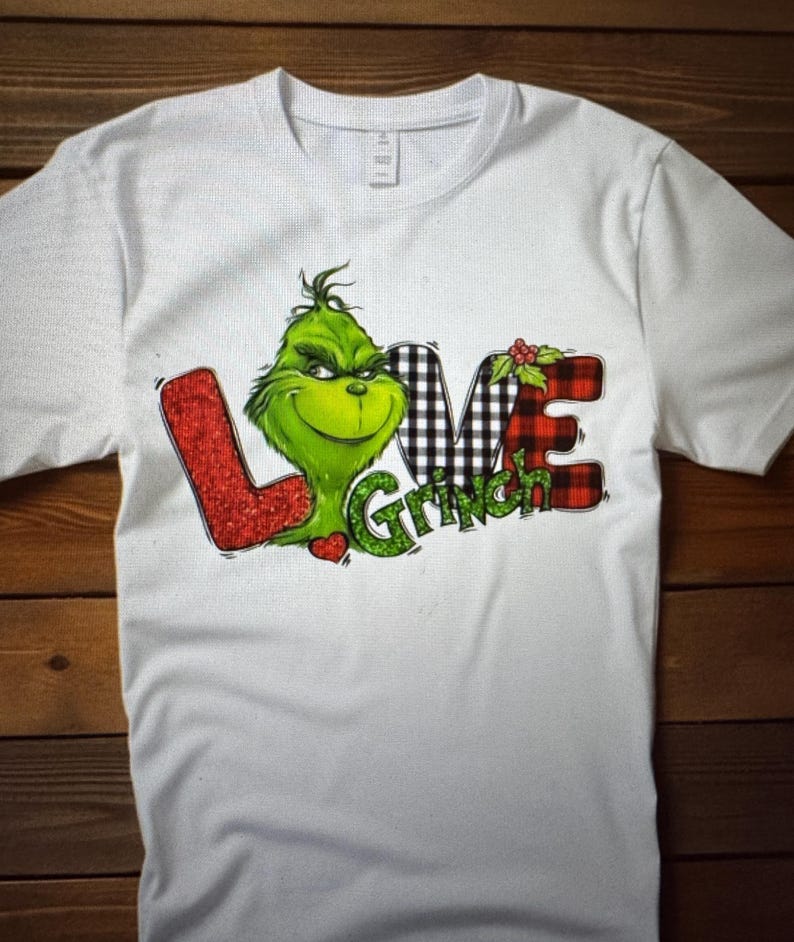 Love Grinch (sublimation Transfer) - Etsy