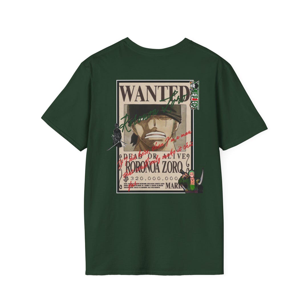Roronoa Zoro (ONE PIECE) Casual Tee - Etsy