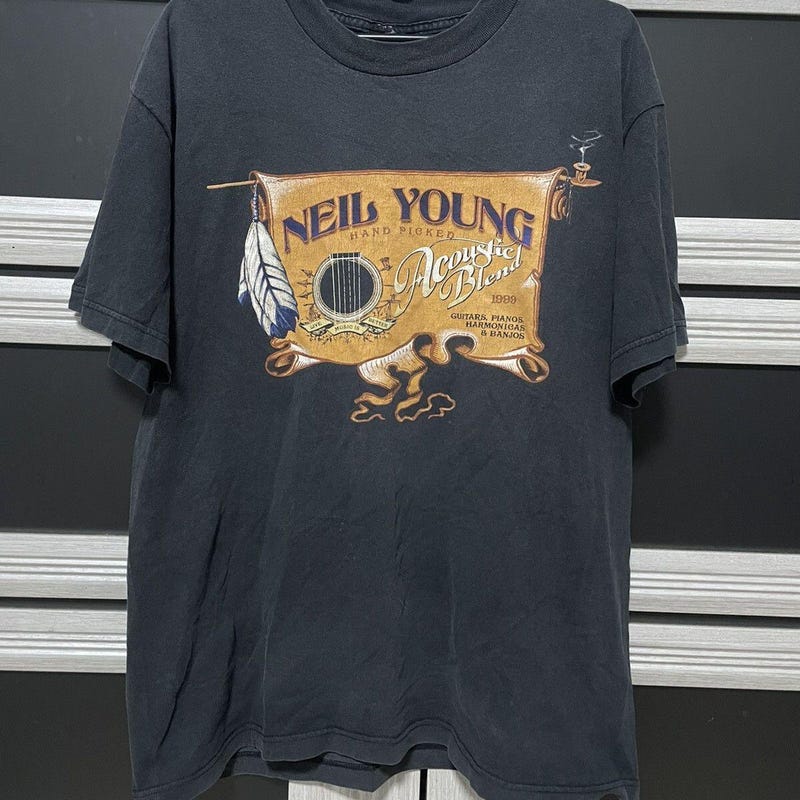 Neil Young Shirt - Etsy