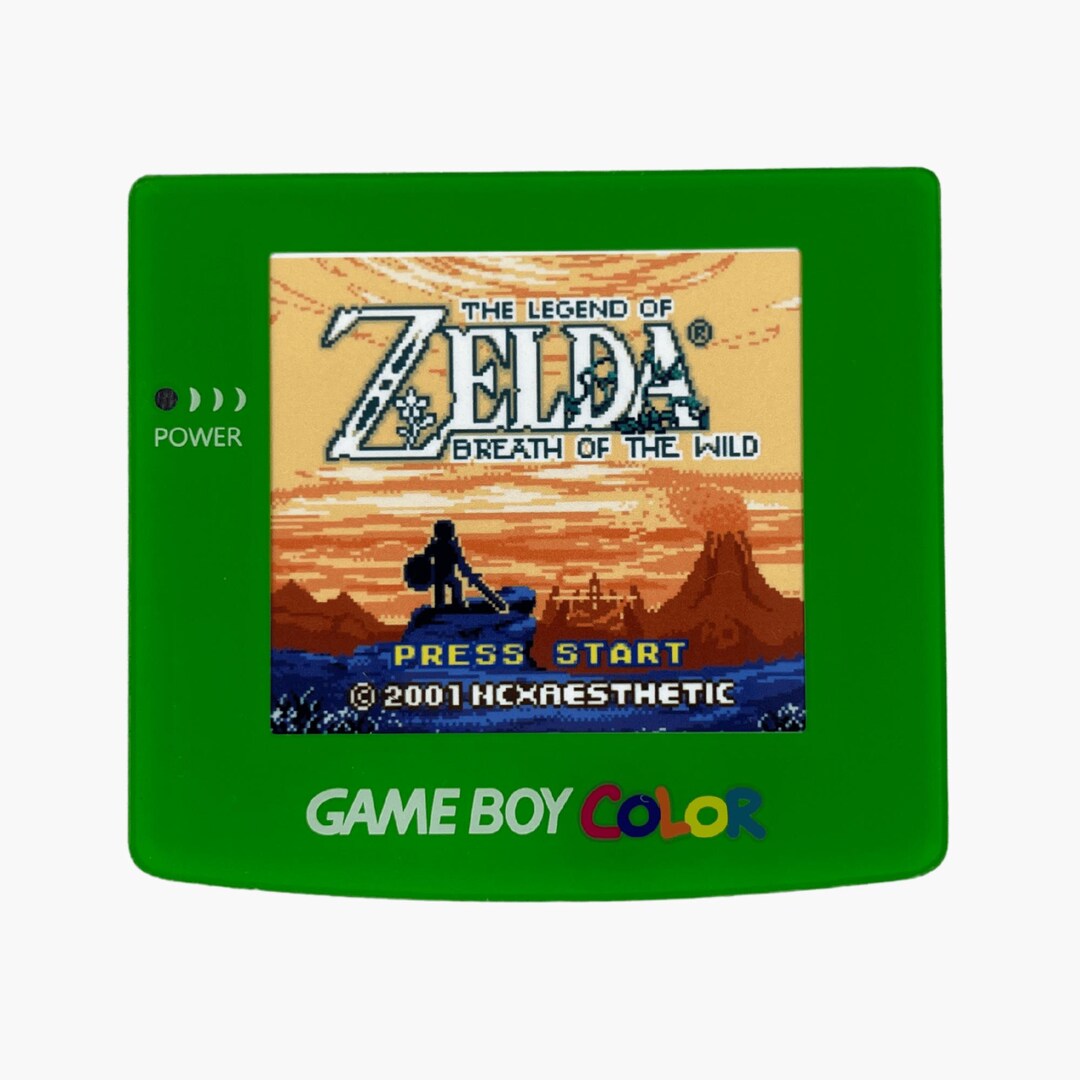 Handmade Zelda Magnet BOTW | Green Game Boy Color Screen | Pixel Art ...