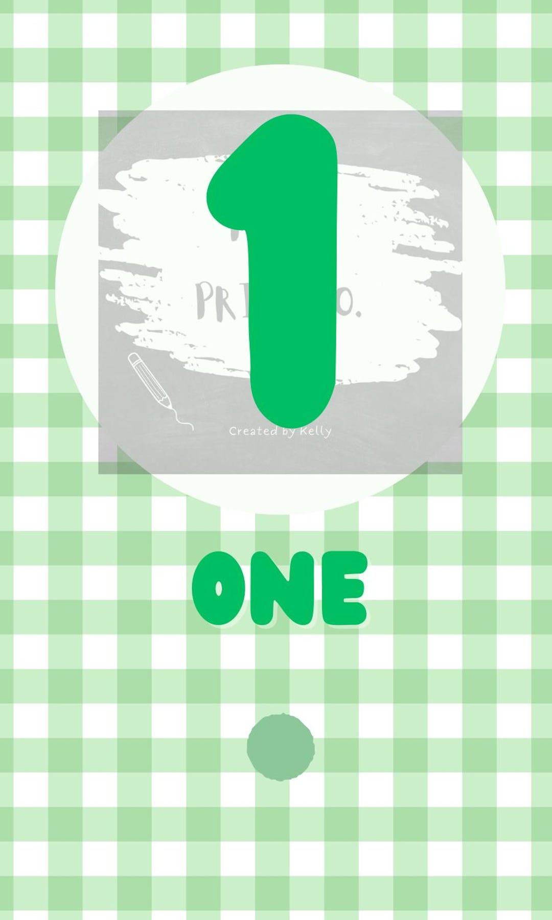 Green Number Cards 1-20 - Etsy