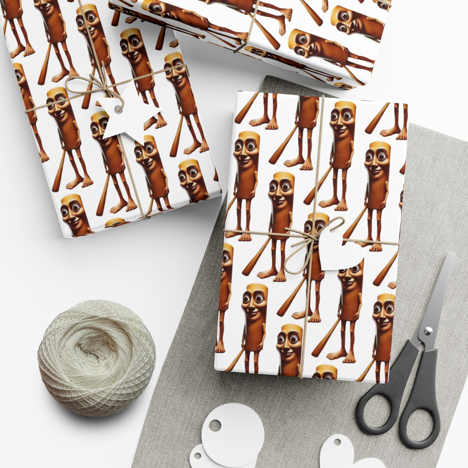 Italian Brainrot Roblox Wrapping Paper - Gen Alpha Birthday Giftwrap ...
