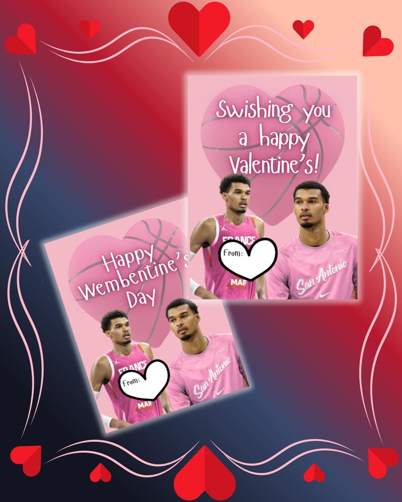 NBA Basketball Valentines, Player Card Bundle (digital Download PDF) - Etsy