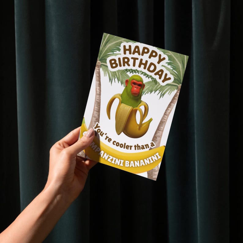 Brainrot Birthday Card: Italian Gen Alpha Meme (digital Download ...