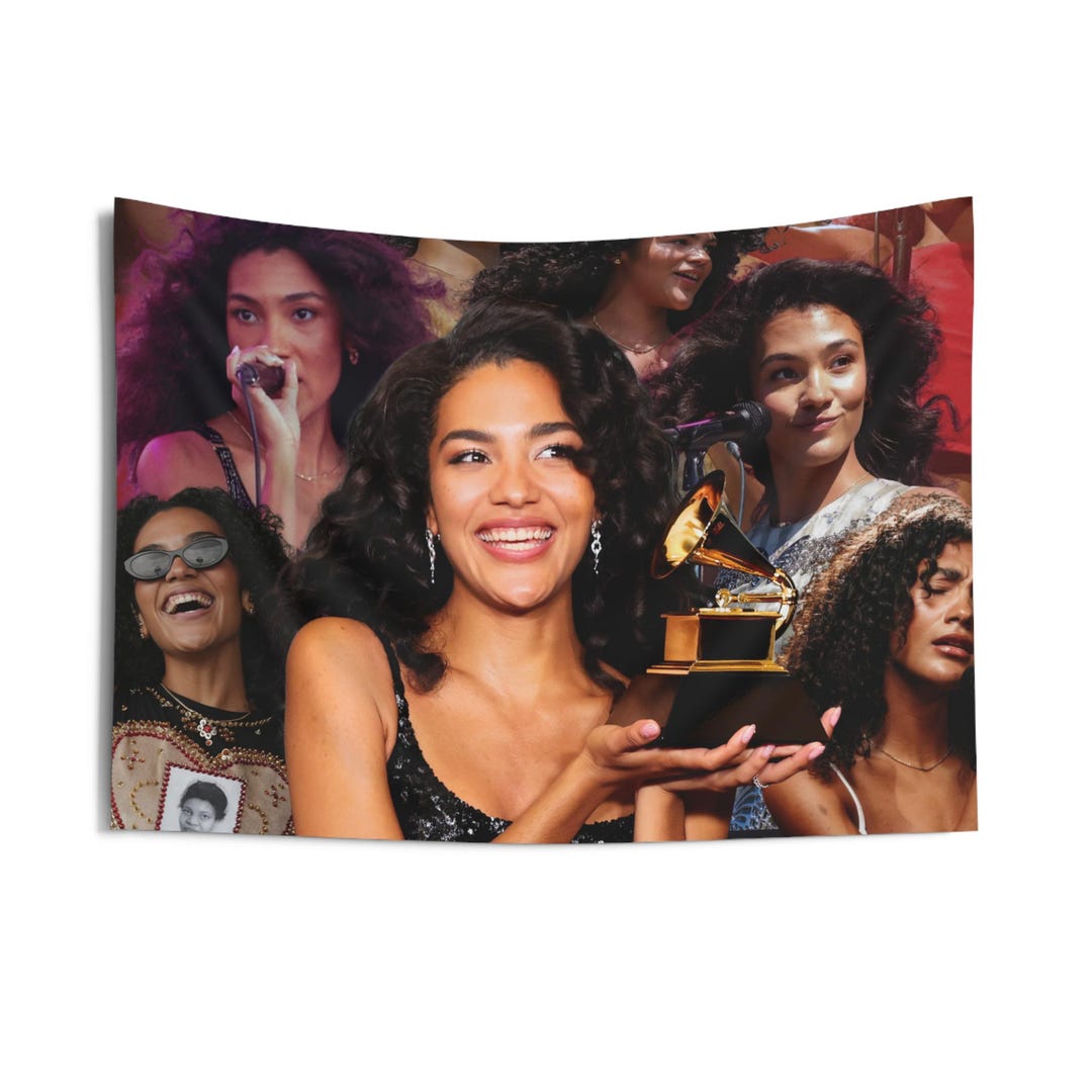 Olivia Dean-inspired Collage Grammy Pop Artist Indoor Wall Tapestry ...